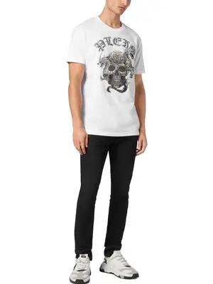 Philipp Plein Ss Skull-print T-shirt - White
