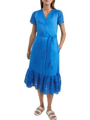 HOBBS LONDON Yasmine Dress - Crystal Blue