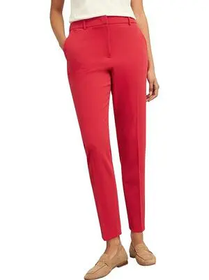 HOBBS LONDON Miley Trousers By - Begonia Red