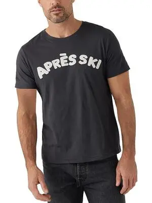 Sol Angeles Apres Ski Short Sleeve Graphic Tee - Vintage Black