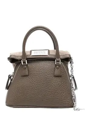 MAISON MARGIELA 5ac Micro Tote Bag - Brown