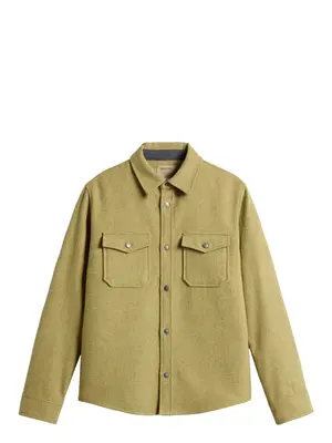 Woolrich Alaskan Melton Over Shirt - Green