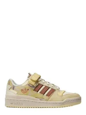 Adidas Forum Low Sneakers - Chalk White/clay Strata/easy Yellow