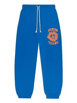 DENIM TEARS Denim University Sweatpants - Royal Blue