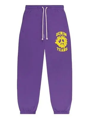 DENIM TEARS Denim University Sweatpants - Purple