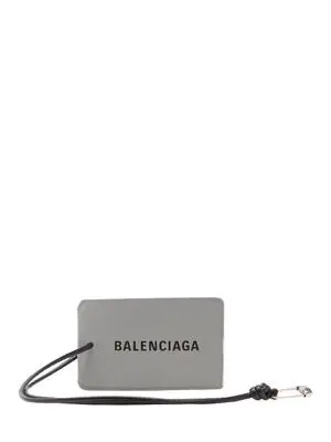 Balenciaga Leather Tag - Grey