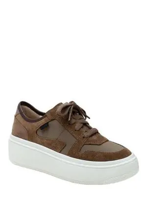 Linea Paolo Linea Paolo Gains Platform Sneakers Dark Olive