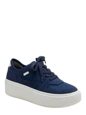 Linea Paolo Linea Paolo Gains Platform Sneakers Navy/ivory