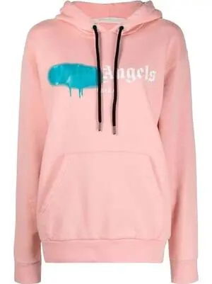 Palm Angels Ibiza Sprayed Hoodie - Salmon