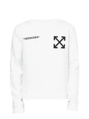 Off-White Slim Crewneck Sweatshirt - White