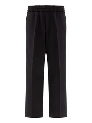 GOLDEN GOOSE Wool Blend Lennon Trousers - Blue