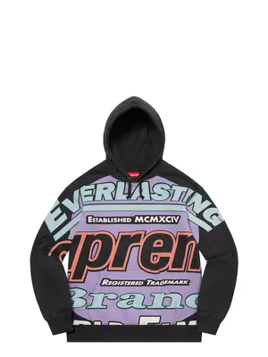 Supreme Everlasting Hooded Sweatshirt - Black