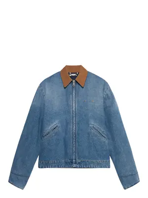 1989 STUDIO Denim Worker Jacket - Light Blue