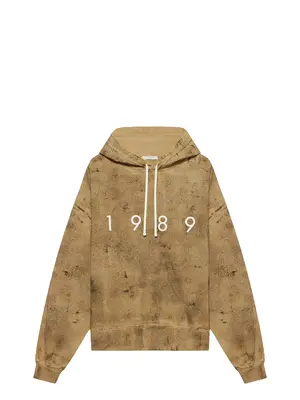 1989 STUDIO Camouflage Logo Hoodie - Beige