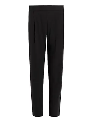 ALLSAINTS Aleida Straight-leg High-rise Trousers - Black