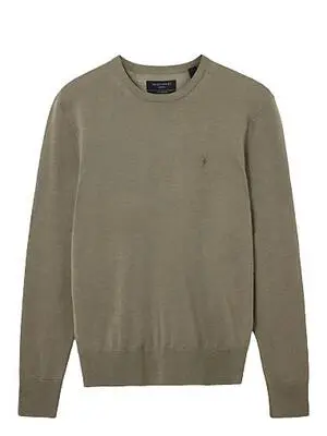 ALLSAINTS Mode Merino Crew Jumper - Dusky Green