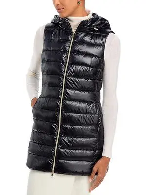 Herno Iconico Serena Ultralight Quilted Vest - Black