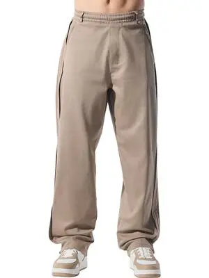 Alo Yoga Edition Sueded Straight Leg Pants - Gravel