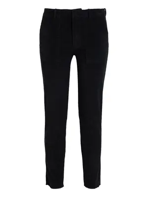 NILI LOTAN Jenna Cropped Slim-leg Corduroy Pants - Black