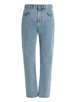 Loulou De Saison Wular High-rise Straight-leg Jeans - Light Denim
