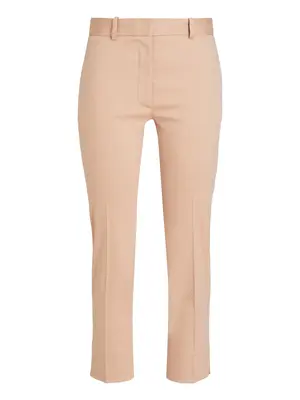 JOSEPH Cropped Slim-leg Pants - Sand