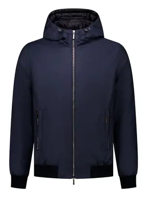 MOORER Oniri-ll Hooded Jacket - Blue