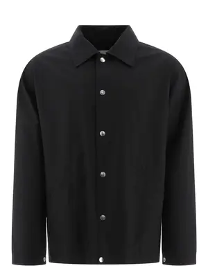 JIL SANDER Logo-print Jacket - Black