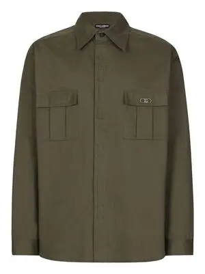 Dolce & Gabbana Flap Pocket Shirt - Green