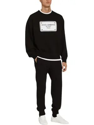 Dolce & Gabbana Graphic-print Sweatshirt - Black