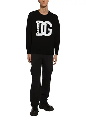 Dolce & Gabbana Logo-print Sweatshirt - Black