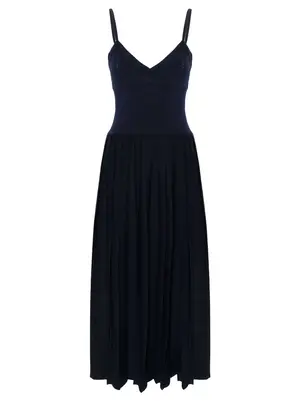 Khaite Elio Midi Dress - Blue