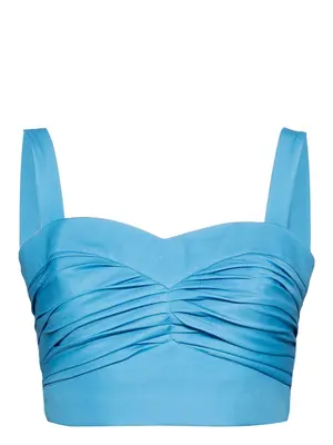 BAMBAH Hibiscus Bustier - Blue