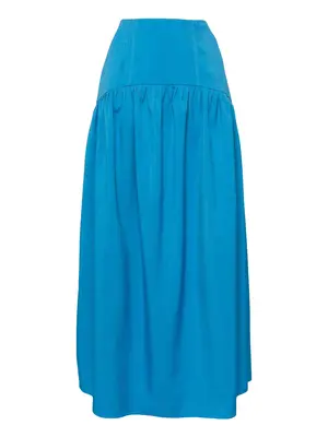BAMBAH Elizabeth Midi Skirt - Blue