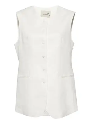 BAMBAH Alice Waistcoat - White