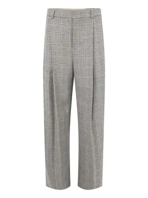 VINCE Vince. Plaid-Check Trousers