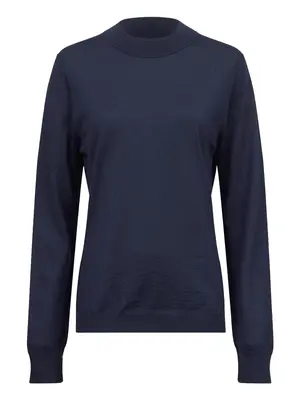 MAISON MARGIELA Ribbed Wool Sweater - Blue