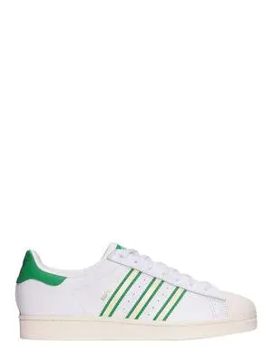 Adidas Superstar Team Color Sneakers - Cloud White/off White/green