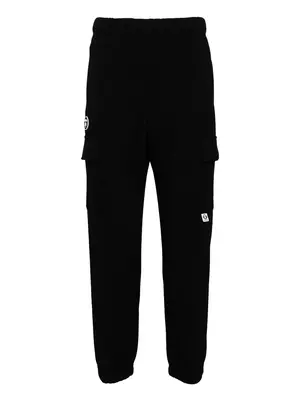 AAPE BY *A BATHING APE® Logo-patch Cargo Track Pants - Black
