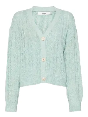 B+AB Cable Knit Cardigan - Green
