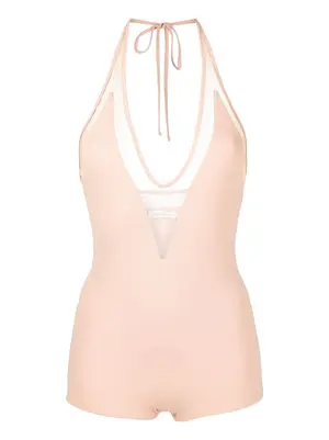 LETHICIA BRONSTEIN Leona Semi-sheer Body - Neutrals