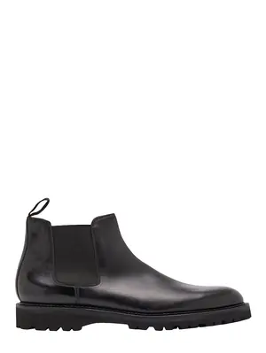 John Lobb John Lobb Lawry Leather Lug-Sole Chelsea Boots Black
