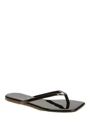 Tkees Lily Square Toe Flip Flop - Licorice