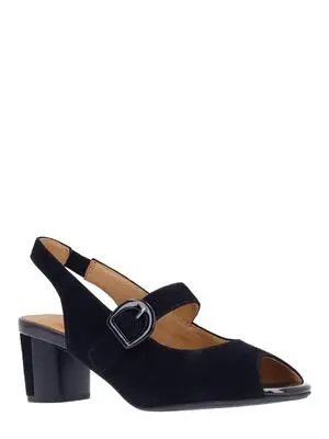 L'AMOUR DES PIEDS Merryn Slingback Mary Jane Sandal - Black