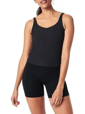 Spanx SPANX® Contour Rib 2-in-1 Tank Top Very Black