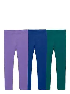 PRIMARY Legging 3-pack Violet Cobalt Spruce