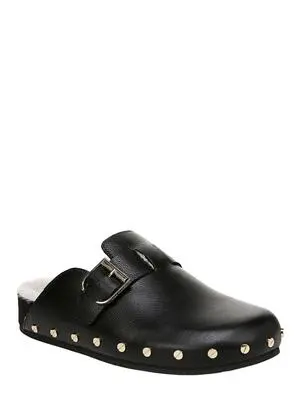 Veronica Beard Fern 2 Shearling Clog - Black