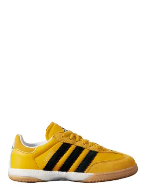 Adidas Originals By Alexander Wang Samba Leather Sneakers - Yellow