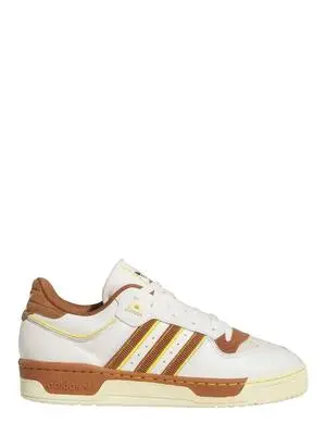Adidas Rivalry 86 Low Sneakers - Chalk White/wild Brown/hazy Yellow