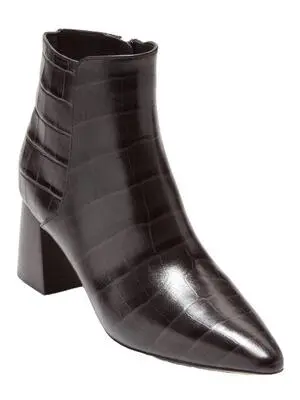 Cole Haan Cole Haan Catlyn Bootie Dark Chocolate Croc