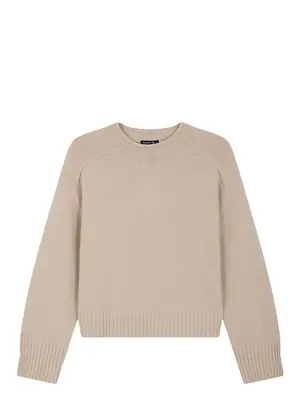 Soeur Relaxed-fit Merino-wool Jumper - Cream